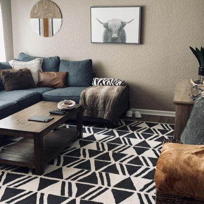 Microplush Geo Knitted Area Rug - Project 62™ : Target