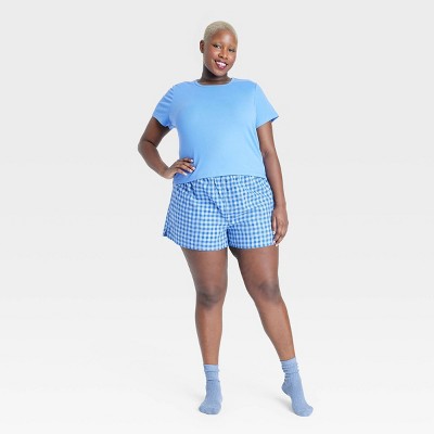 Women's Sleep T-shirt - Colsie™ Blue 2x : Target