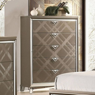 46" Picardy Chest Honey Oak - Acme Furniture : Target