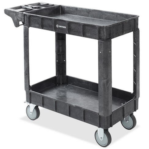 Dryser Utility Service Cart With Wheels, Heavy Duty 550 Lb. Capacity ...