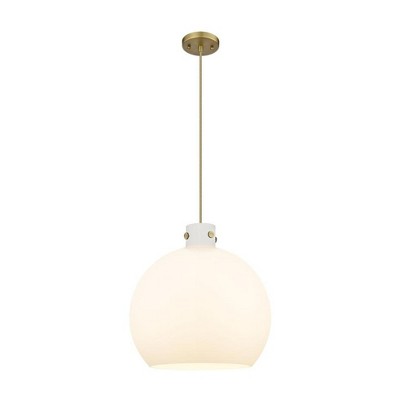 Innovations Lighting Newton Sphere 1 - Light Pendant In Brushed Brass ...