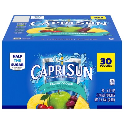 Capri Sun Pacific Cooler Juice Drink - 30pk/6 Fl Oz Pouches : Target