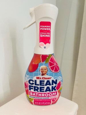 Mr. Clean Clean Freak Grapefruit Bathroom Foaming Surface Cleaner - 16 ...