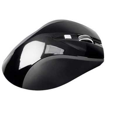 Monoprice Select Wireless Ergonomic Mouse - Black - Ideal For Work ...