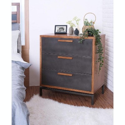 New Pacific Direct Piero Chevron Night Stand : Target