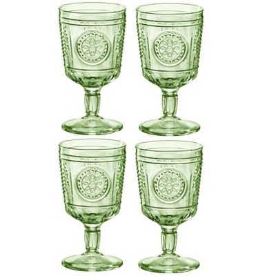 Bormioli Rocco Romantic Set Of 6 Stemware Glasses, 10.75 Oz. Colored ...