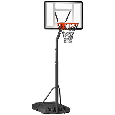Soozier Wall Mounted Basketball Hoop With Shatter Proof Backboard ...