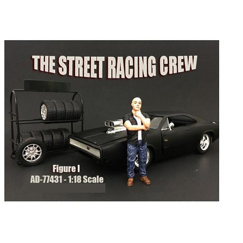 The Street Racing Crew Figure I For 1:18 Scale Models By American ...
