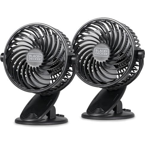 Black+decker 4" Convertible Cooling Fan, Clip Fan And Standing Fan With ...