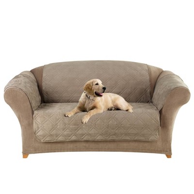 Microfiber Non-skid Sofa Furniture Protector - Sure Fit : Target