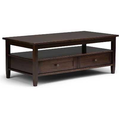 Wooakway 46" Round Solid Wood Dining Table Kitchen Tables : Target