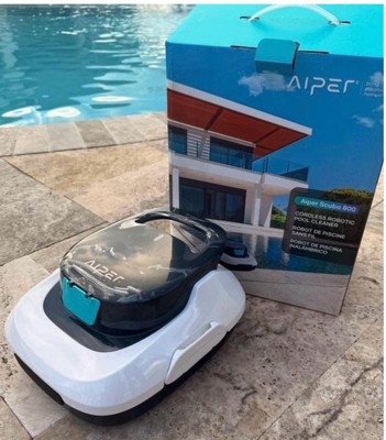 Aiper Scuba 800 Cordless Robotic Pool Vacuum - White & Gray : Target