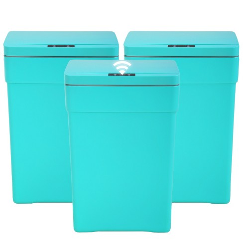 Fdw Trash Can 13 Gallon 50 Liter Touchless Trash Bin With Lid Plastic ...