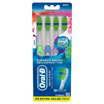 Oral-b Indicator Contour Clean Soft Bristle Manual Toothbrush : Target