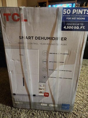 Tcl 2000sqft Smart Dehumidifier Energy Star Most Efficient 2024 25 ...