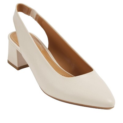 Comfortview Women's Wide Width The Mea Slingback, 11 M - Bone : Target