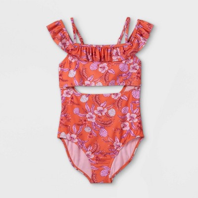 Girls' One Piece Swimsuits : Target