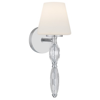 Stone 1-Light Polished Chrome Wall Sconce : Target