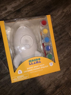 Paint-your-own Ceramic Rocket Ship Kit - Mondo Llama™ : Target