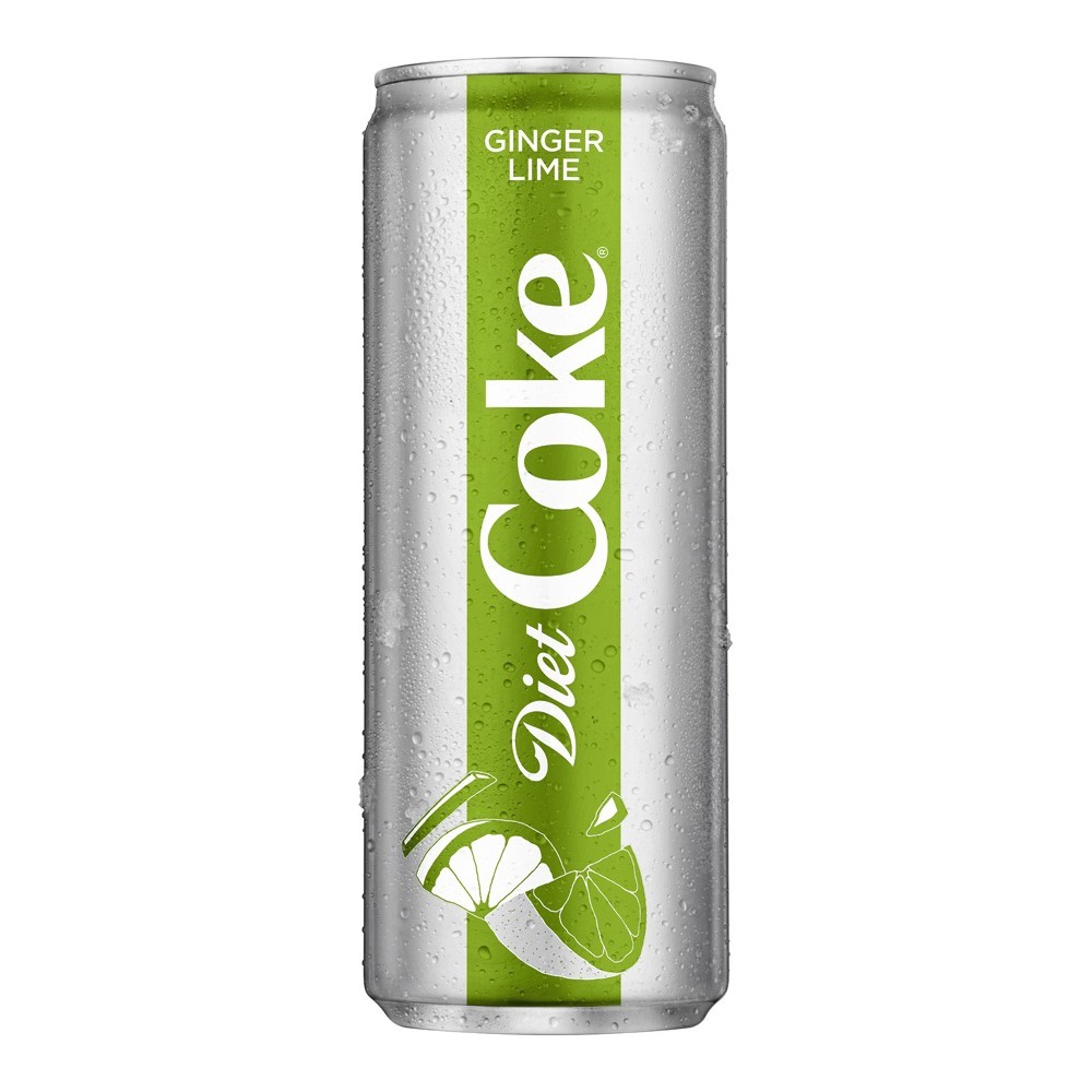 UPC 049000075090 - Diet Coke Ginger Lime - 12 fl oz Sleek Can ...