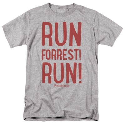 Forrest Gump The Run Forrest! Run Adult T Shirt, Athletic Heather ...