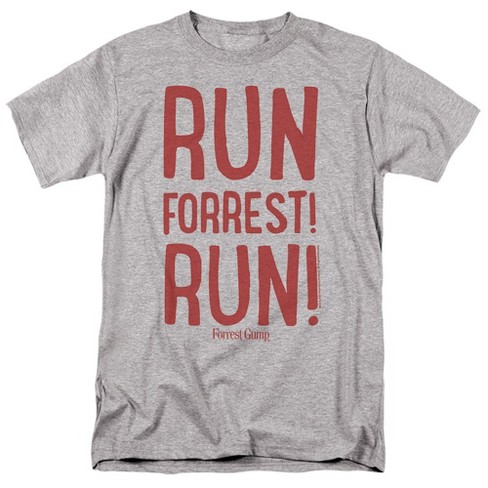 Forrest Gump The Run Forrest! Run Adult T Shirt, Athletic Heather ...