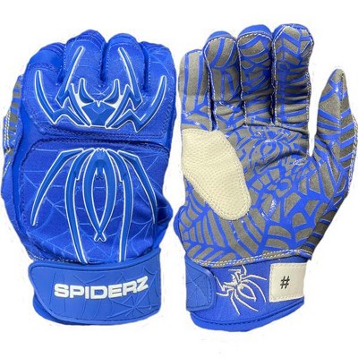 Spiderz 2022 Hybrid Series Boys Bb Batting Gloves (pair) Ymd Royal Blue ...