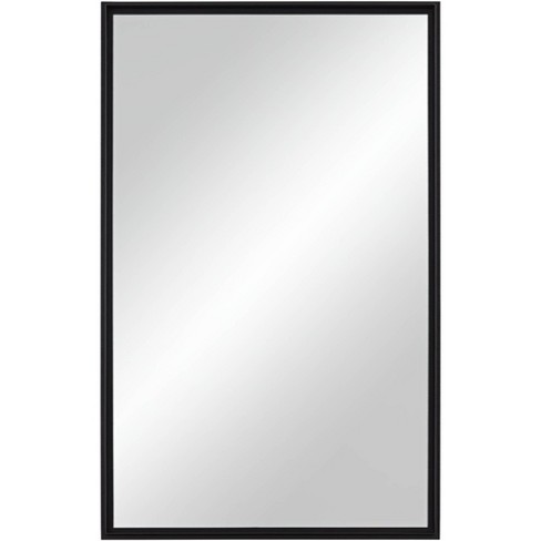 Uttermost Vega Matte Black 24" X 38" Rectangular Wall Mirror : Target