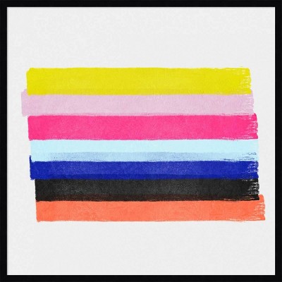 33" X 33" Eon I By Urban Road Framed Wall Art Print Black - Amanti Art ...