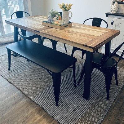 7'x10' Hillside Hand Woven Wool/cotton Area Rug Brown - Threshold ...