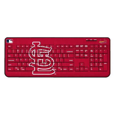 Keyscaper St Louis Cardinals Solid Wireless Usb Keyboard : Target