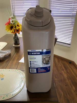 Scepter 5 Gallon 20 Liter Lightweight Portable Water Storage Container ...