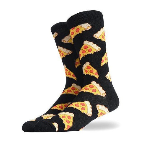 Pizza Pattern Socks (men's Sizes Adult Large) - Large From The Sock ...
