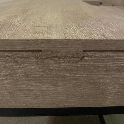 Loring Wood Writing Desk With Drawers And Charging Station - Threshold ...