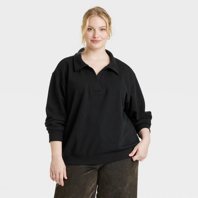 Women's Leisure Studio Hooded Pullover Sweatshirt - Universal Thread ...