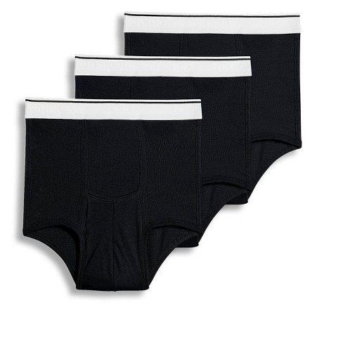 Jockey Men's Pouch Brief - 3 Pack L Black : Target