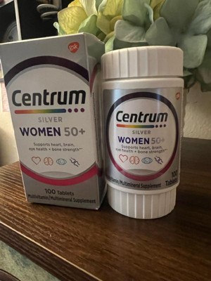 Centrum Silver Women 50+ Multivitamin/multimineral Supplement Tablets ...
