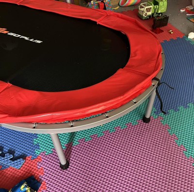 Costway 50'' Trampoline For 2 People Foldable Rebouncer W/adjustable ...