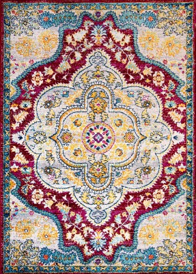 World Rug Gallery Distressed Vintage Bohemian Multi 3'3" X 5' Area Rug ...