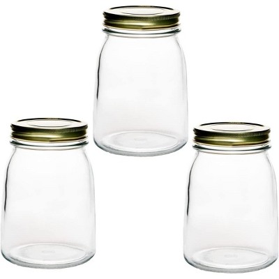Amici Home Cantania Canning Jar, Airtight, Italian Made Food Storage ...