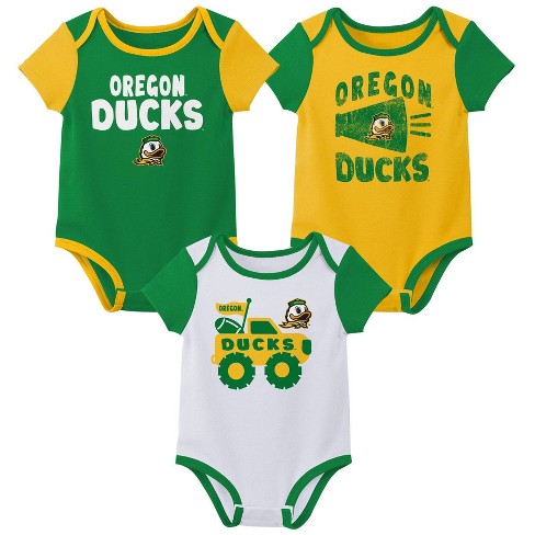 Ncaa Oregon Ducks Infant Boys' 3pk Bodysuit - 12m : Target