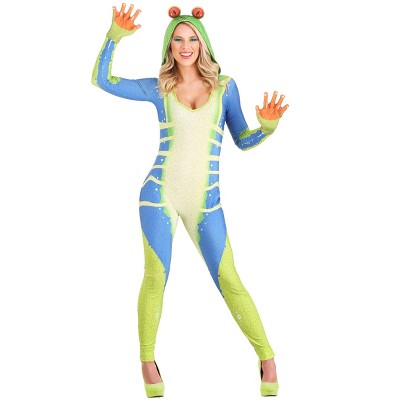 Halloweencostumes.com X Small Women Tree Frog Women's Costume, Blue ...