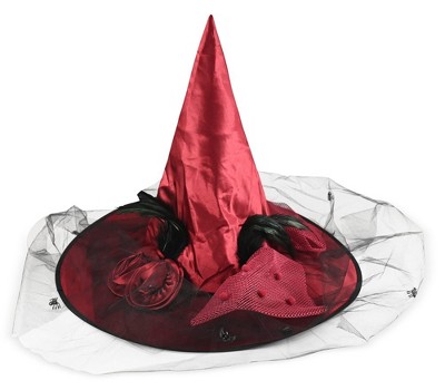Skeleteen Women's Witch Costume Hat - Red : Target