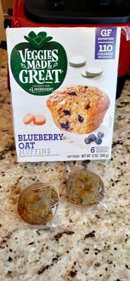 Veggies Made Great Gluten Free Frozen Blueberry Oat Muffins - 12oz/6ct ...