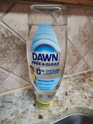 Dawn Unscented Free & Clear Ez Squeeze Dishwashing Liquid - 24.3 Fl Oz ...