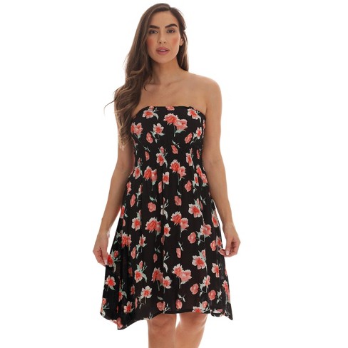 Riviera Sun Womens Strapless Tube Short Dress - Summer Dresses 21994 ...