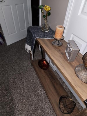 Merrick Lane Modern Farmhouse Engineered Wood Entryway Table And Powder ...