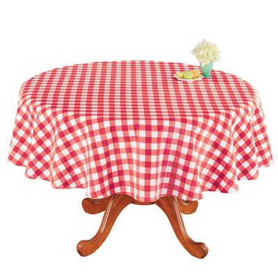 Collections Etc Machine Washable Buffalo Check Cotton Tablecloth 70 ...