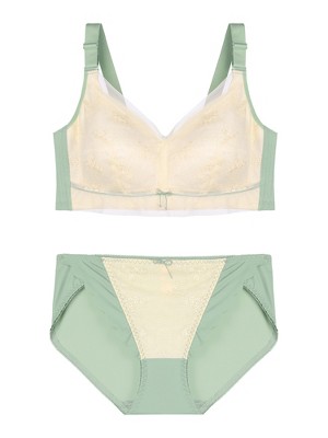Agnes Orinda Women's Plus Size Unlined Full Figure Lace Soft 2-piece ...