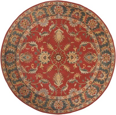 Mark & Day Daysland 8' Round Tufted Indoor Area Rugs Rust : Target